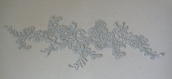 Floral lace applique sew on flower cotton lace motif patch Various col ...