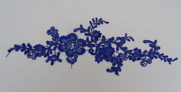 Floral lace applique sew on flower cotton lace motif patch Various col ...